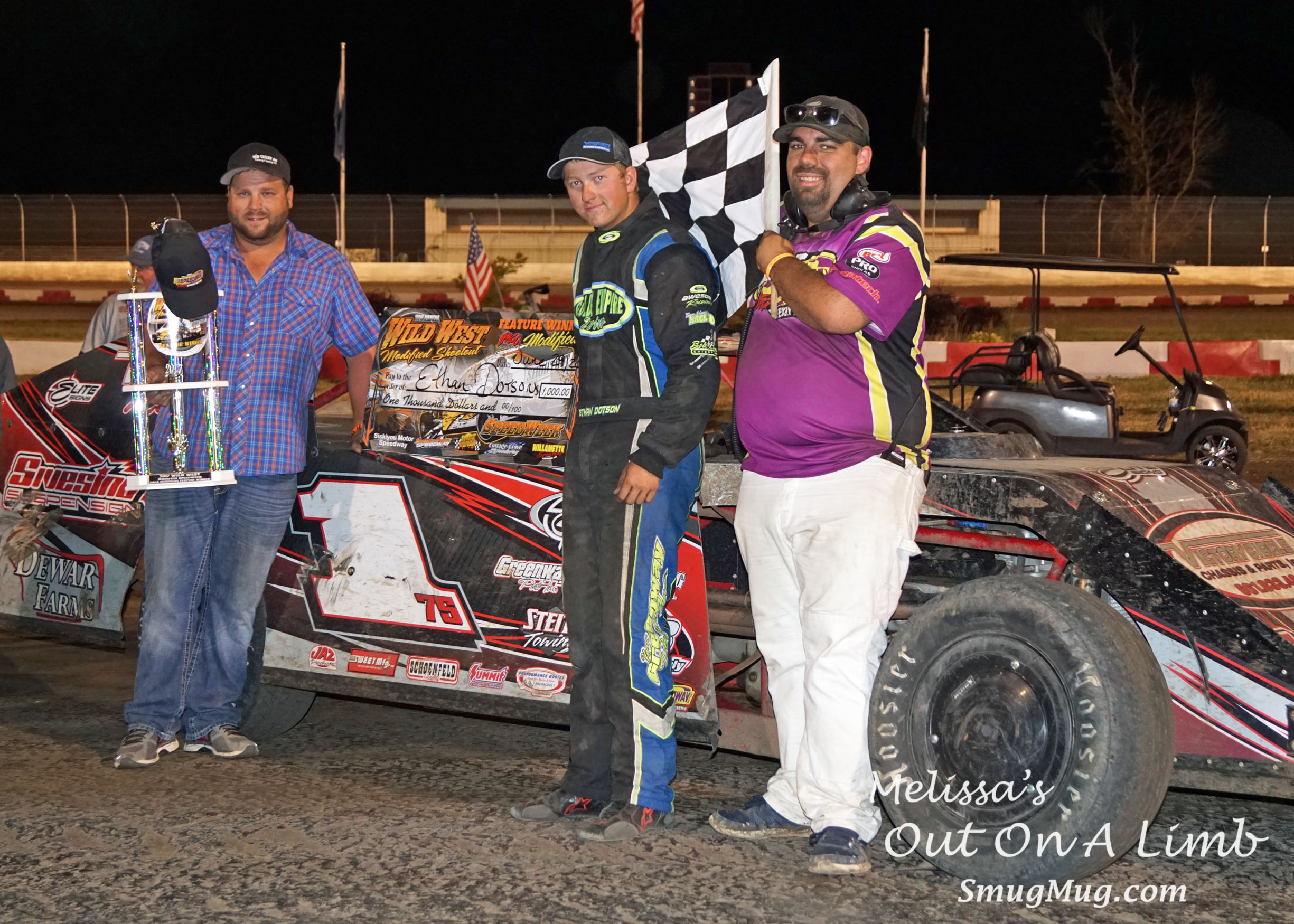 Dominant Dotson becomes first to repeat in Wild West IMCA Modified ...