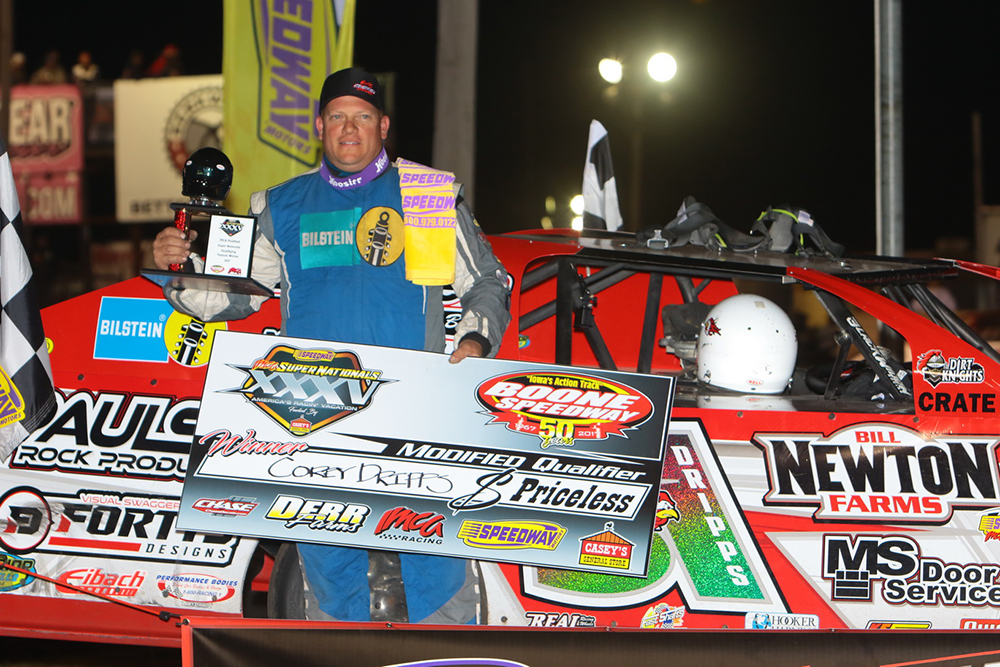 Gustin, Dripps are super in Thursday Modified qualifiers - IMCA ...