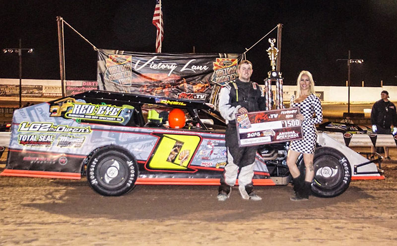 O’Neil rebounds for round 2 Arizona IMCA Modified Tour victory - IMCA ...