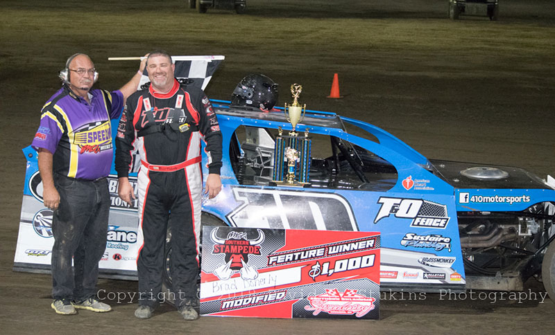 Doherty wins Southern Stampede opener, Taylor tops IMCA Modifieds on ...