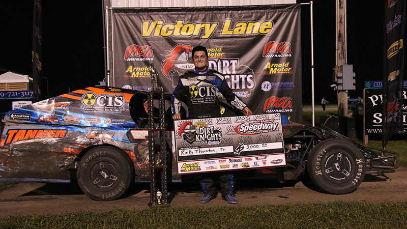 Thornton catches Cordes for opening night Arnold Motor Supply Dirt ...