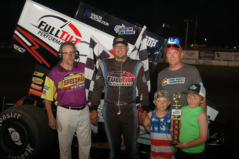 Stien scores RaceSaver Sprint win at Arlington - IMCA - International ...