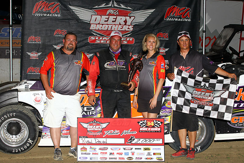 Dolan leads all 50 laps of 50th Deery event at 34 Raceway - IMCA ...