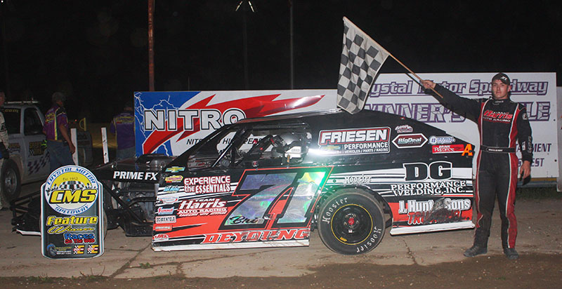 DeYoung is first at Crystal - IMCA - International Motor Contest ...