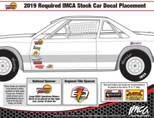 Stock Car Decal Placement – IMCA – International Motor Contest Association