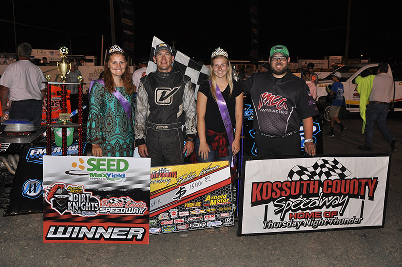 Gustin capitalizes on late-race opportunity for Dirt Knights Tour ...