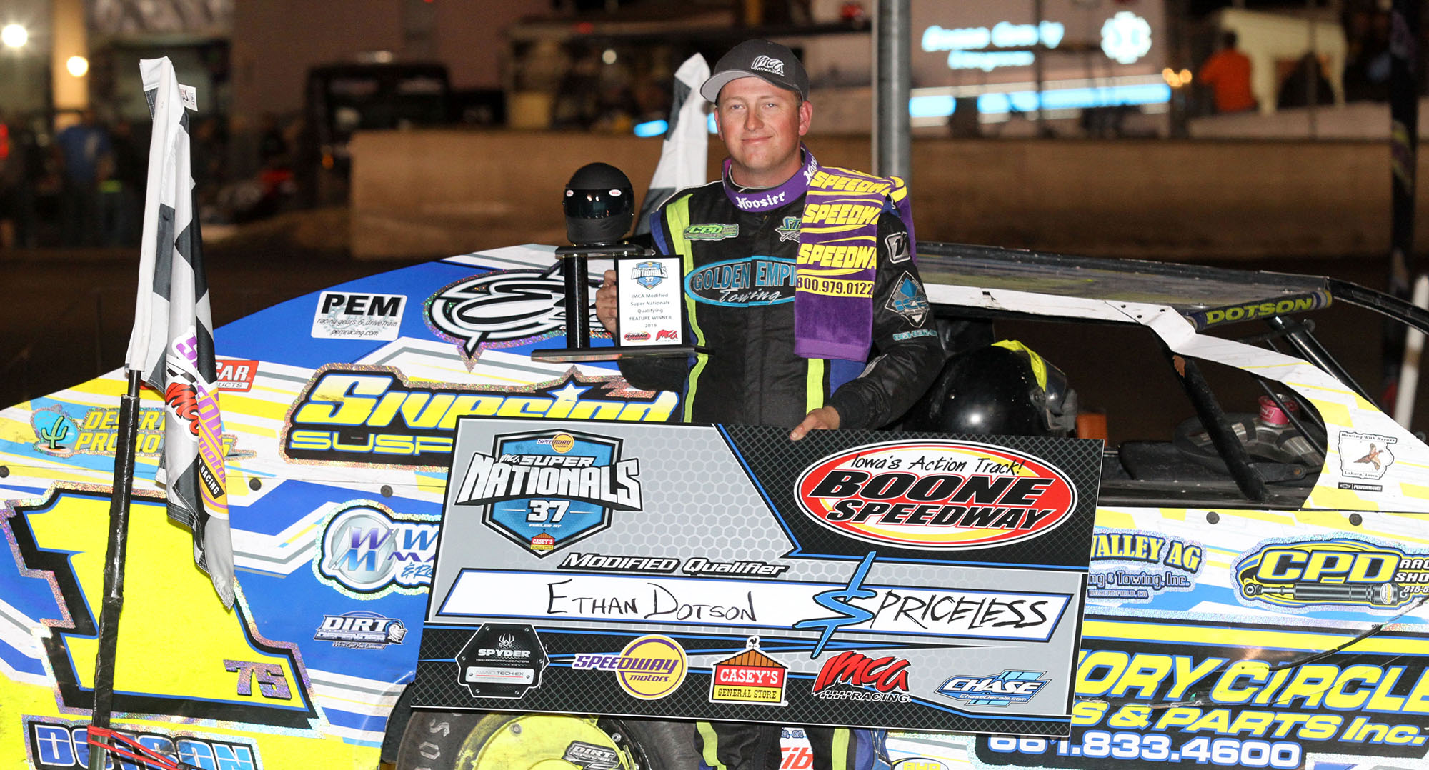 Dotson, Thornton are super in Wednesday Modified qualifying wins - IMCA ...