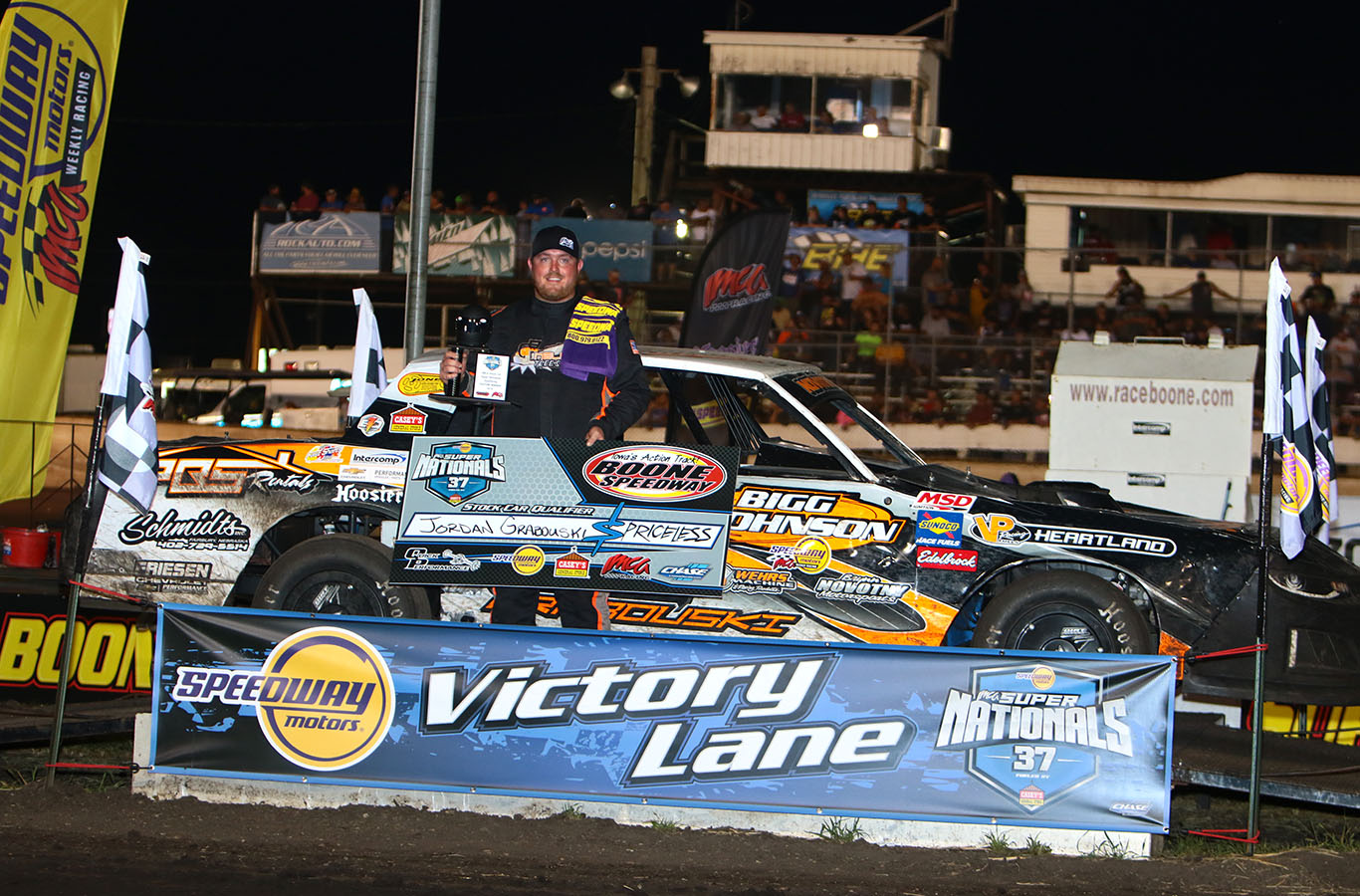 Grabouski, Larson get Stock Car qualifying feature wins - IMCA ...
