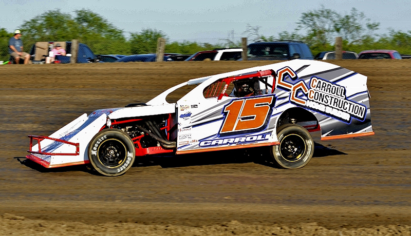 Carroll uses traffic in I-37 win - IMCA - International Motor Contest ...