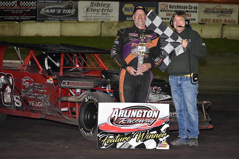 IMCA Modified checkers fly at Arlington for Stinehart - IMCA ...