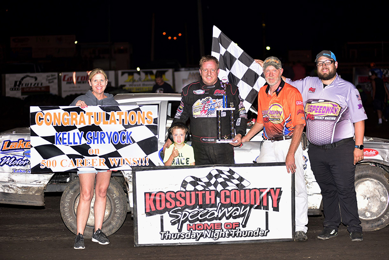 Shryock earns career win number 500 at Kossuth County - IMCA ...