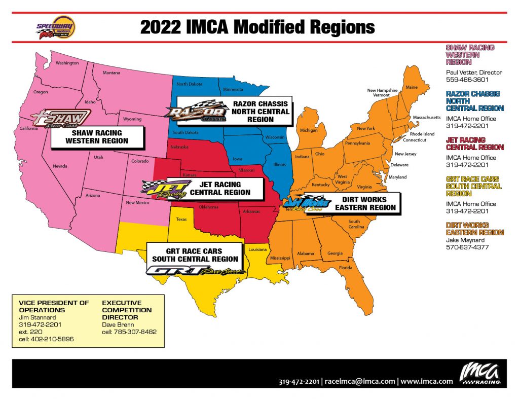 Modified Decal Placement - IMCA - International Motor Contest Association