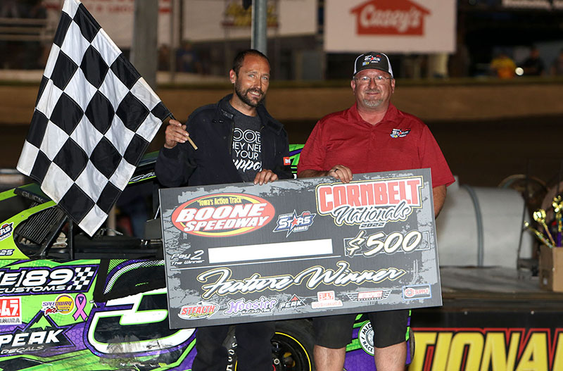Doug Smith scores first Modified win of season at Boone - IMCA ...