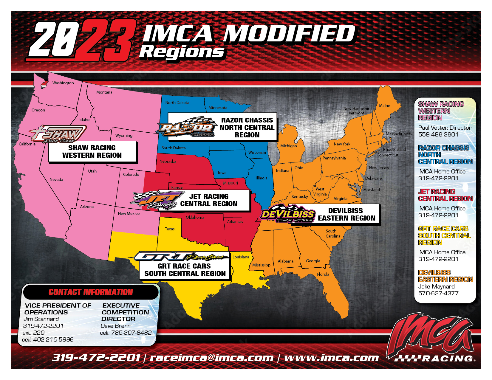 Modified Decal Placement - IMCA - International Motor Contest Association