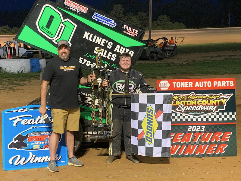 Bittner sprints to Founders Cup, Nittany 40 sweep - IMCA ...