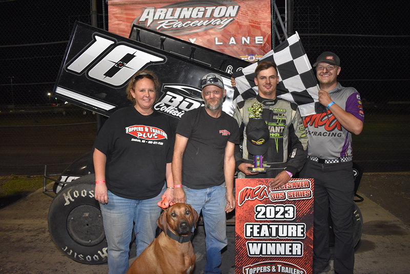 Serbus sprints to Dan Grams Memorial checkers - IMCA - International ...