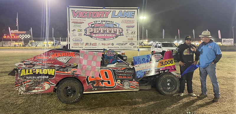 Foulger wins 103 lap IMCA Modified feature, sweeps Pettit Shootout ...