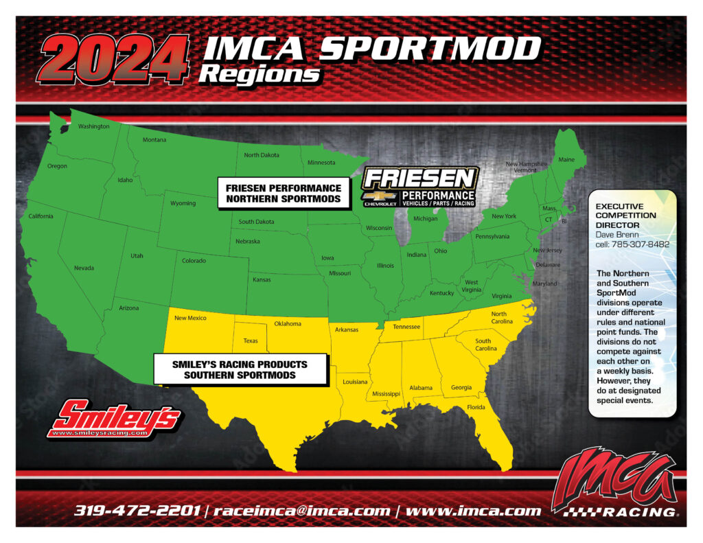 SportMod Decal Placement - IMCA - International Motor Contest Association