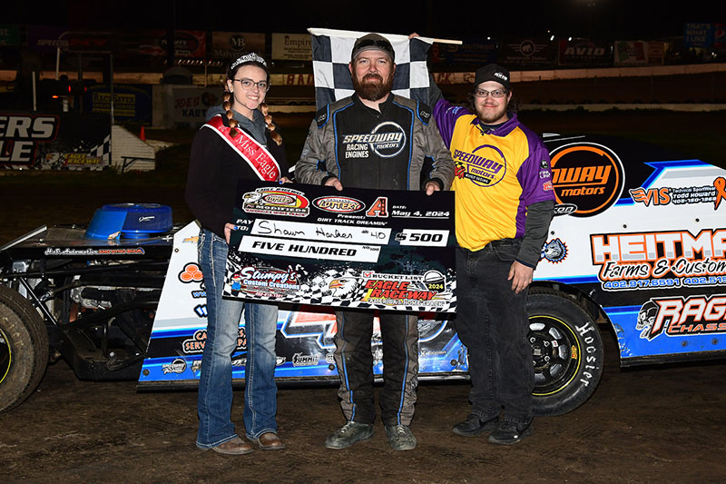Eagle Win Is Imca Modified First For Harker Imca International
