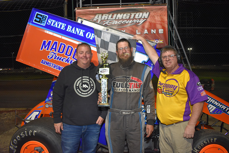Stien sprints to RaceSaver win at Arlington - IMCA - International ...