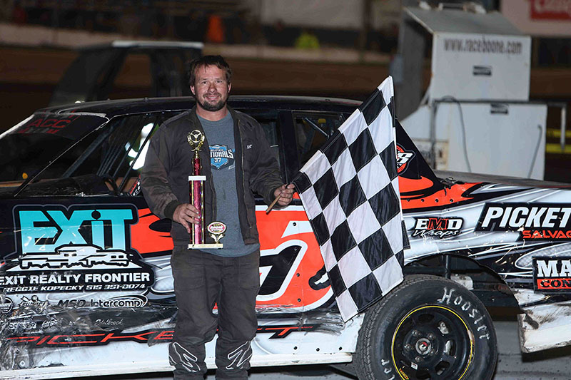 Pickett, Filloon find first Boone checkers of season - IMCA ...