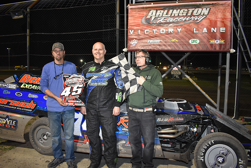 Hatlestad Holds Off Late Charge for Arlington Modified Win - IMCA ...