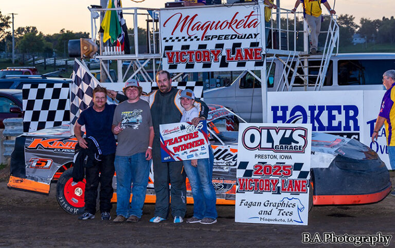 Chelf Scores First-Ever Stock Car Win At Maquoketa - IMCA ...