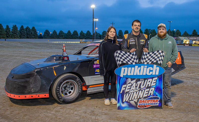 Hellman Hustles to Second Stock Car Victory at Mandan - IMCA ...