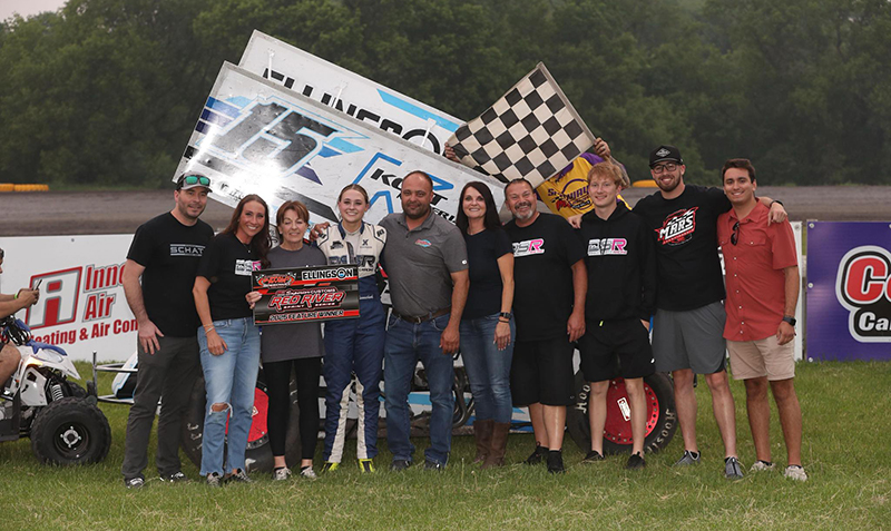 Eisenschenk Dominates Sprint Car Feature at Buffalo River - IMCA ...