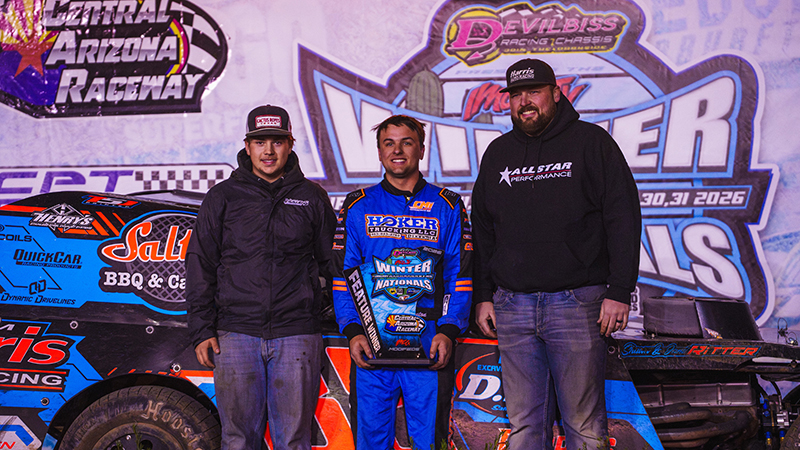 Thornton Rallies Late for Fourth Modified Victory at '26 IMCA TV Winter ...