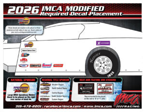 Modified Decal Placement - IMCA - International Motor Contest Association