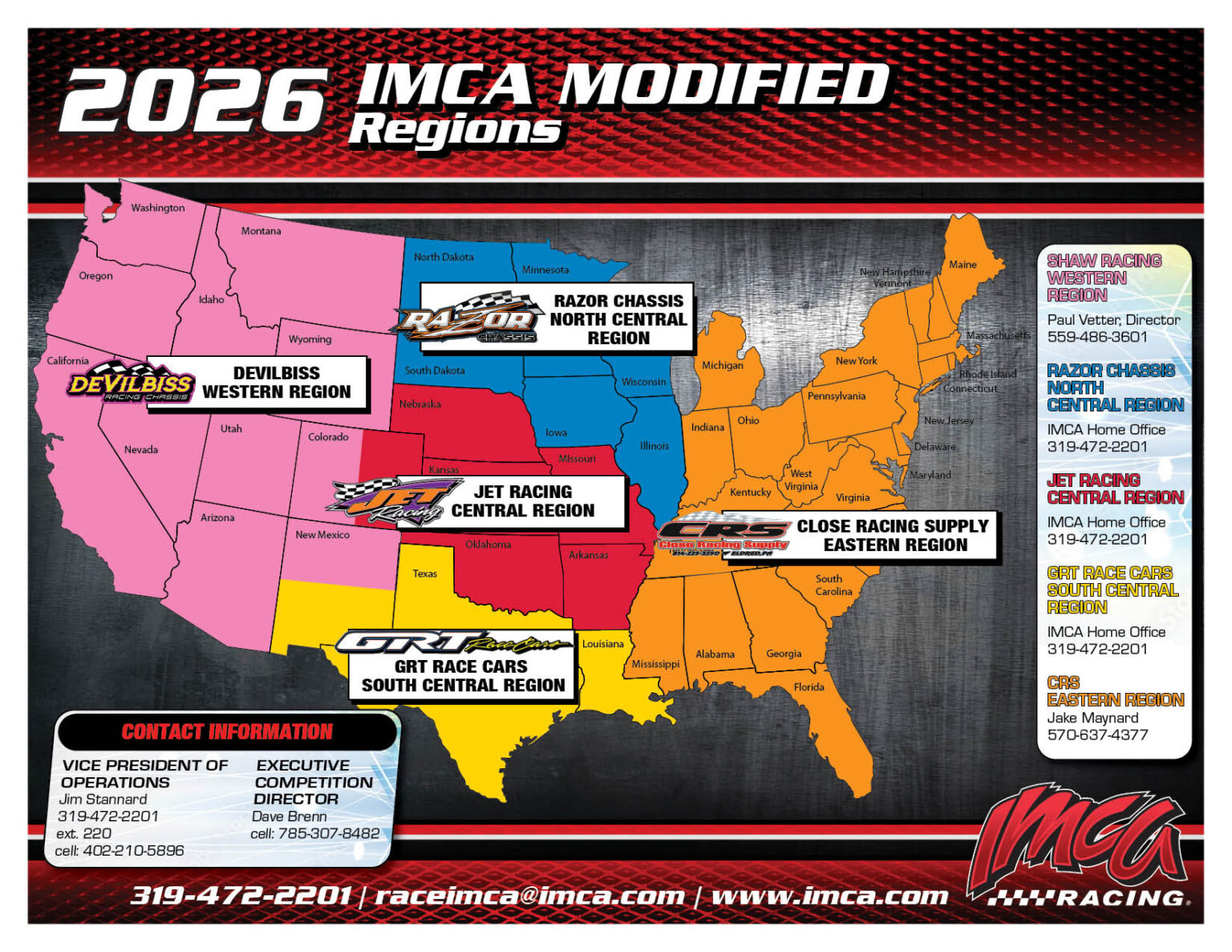 Modified Decal Placement - IMCA - International Motor Contest Association