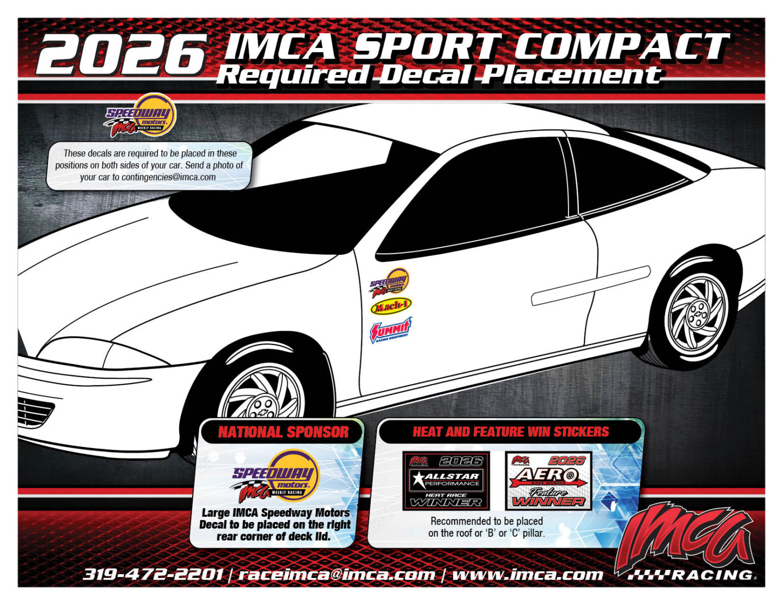 Sport Compact Decal Placement - IMCA - International Motor Contest ...