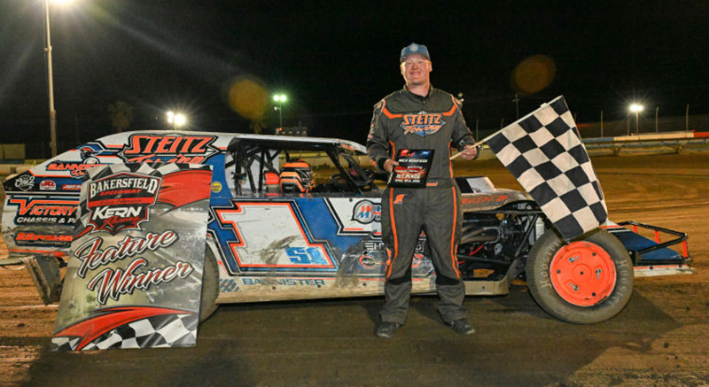Bannister Blasts from Eighth to Bakersfield Modified Victory - IMCA ...